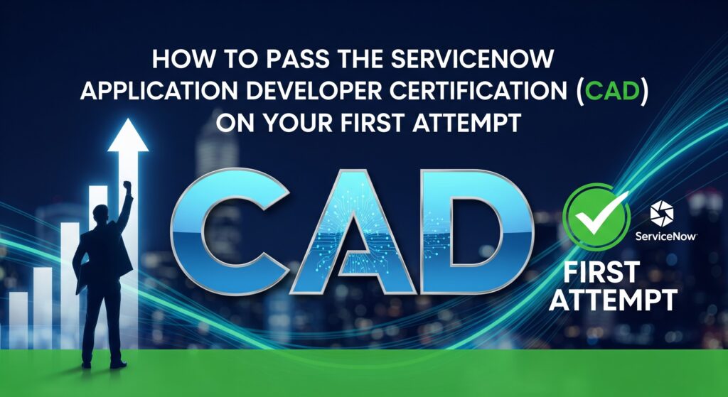 How to Pass the ServiceNow Application Developer Certification (CAD) on ...